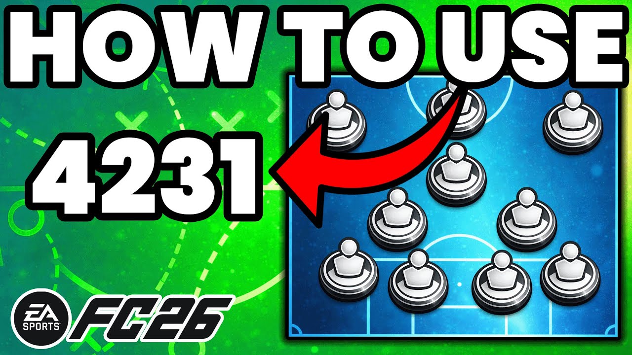 How to Use the 4231 Tactic in FC 26💪(Attack & Defend Properly) - YouTube