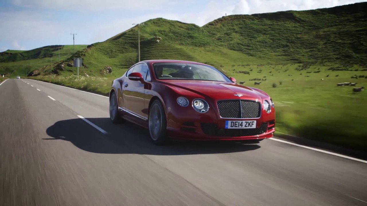 Bentley Continental GT Speed in Candy Red - Driving Scenes - YouTube