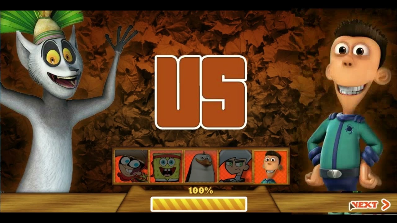 Super Fall Brawl Tournament As King Julien Youtube