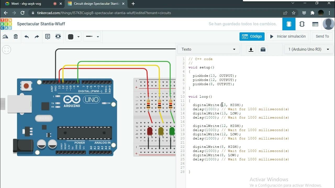 Encender 3 leds con Arduino - YouTube