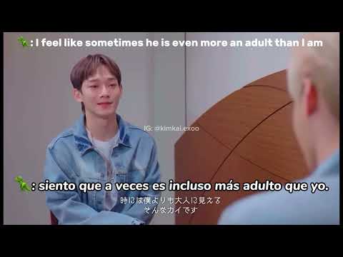 [Eng/Esp Sub] KAI y CHEN de EXO describiéndose | EXO KAI and CHEN describing each other | Shot Talk