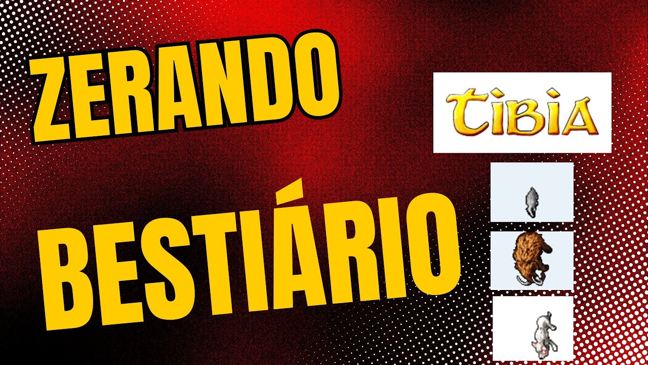 TIBIA, TASK E BESTIARY DOS MAMMOTH, BADGER E WINTER WOLF! #bestiary # ...