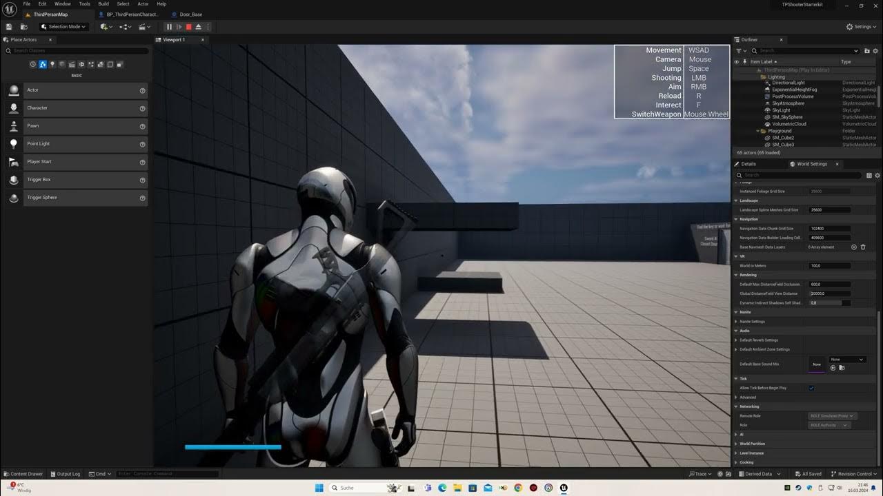 Unreal Engine 5 Third Person Shooter Project/01 - YouTube