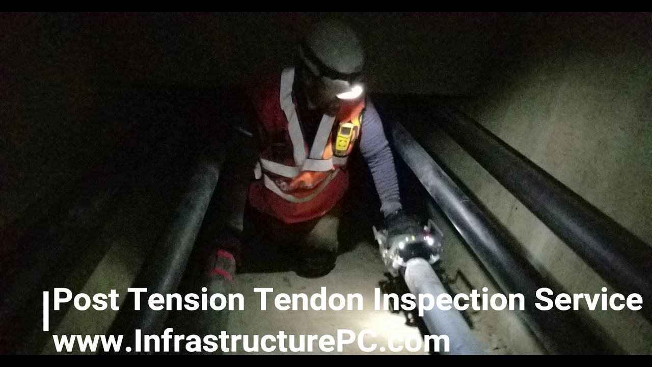 Post Tension Tendon Inspection Service - YouTube