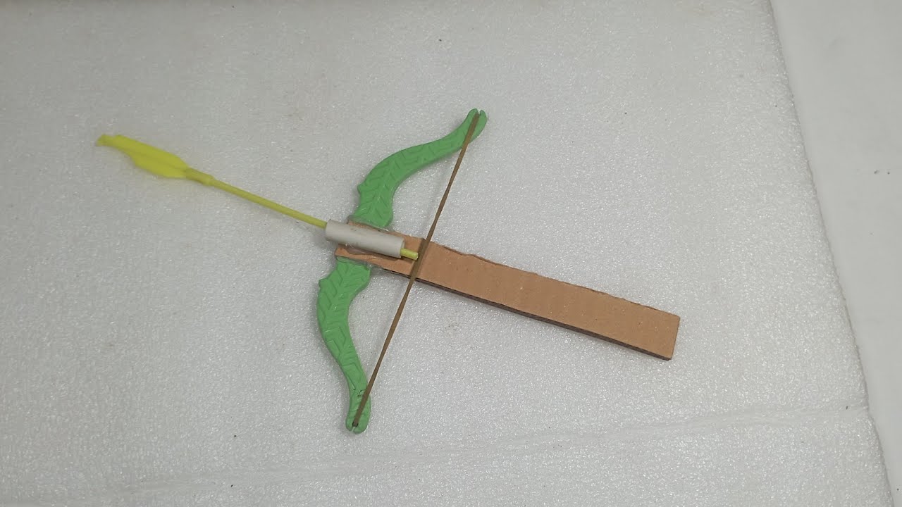 How to make a Cardboard Bow and Arrow - YouTube