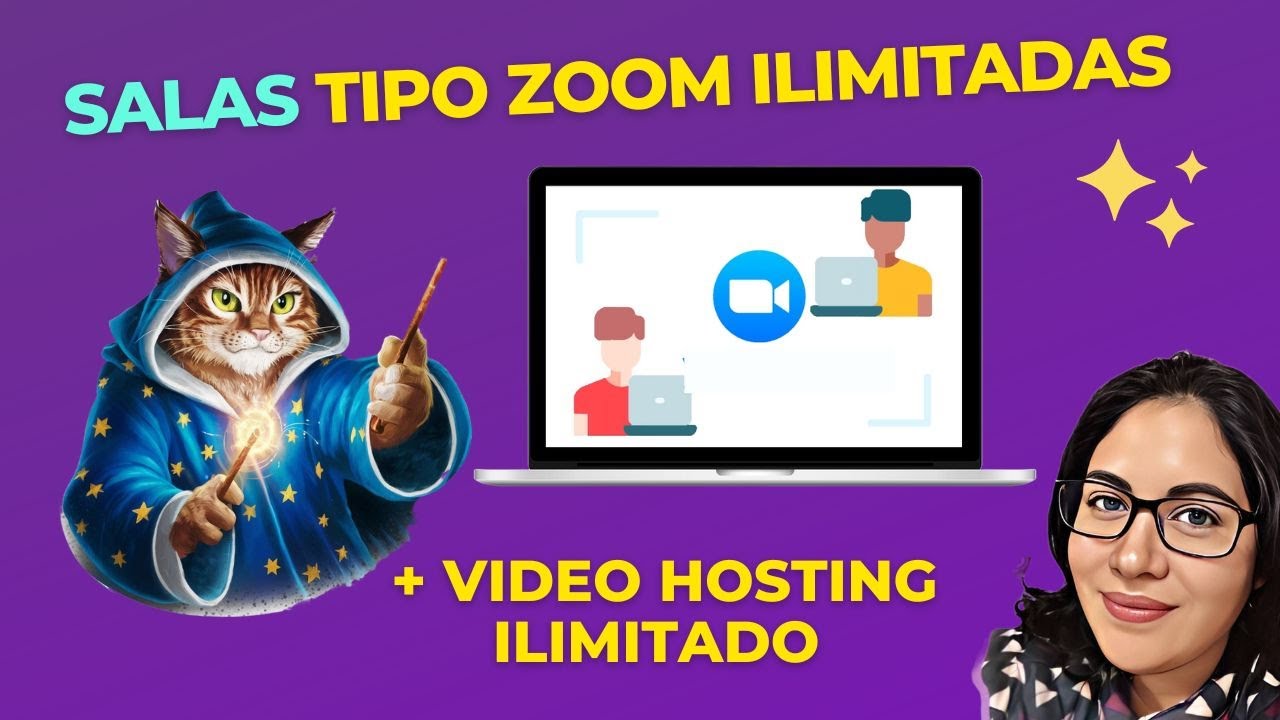 Como tener Salas tipo Zoom Ilimitadas + Video Hosting incluído - YouTube