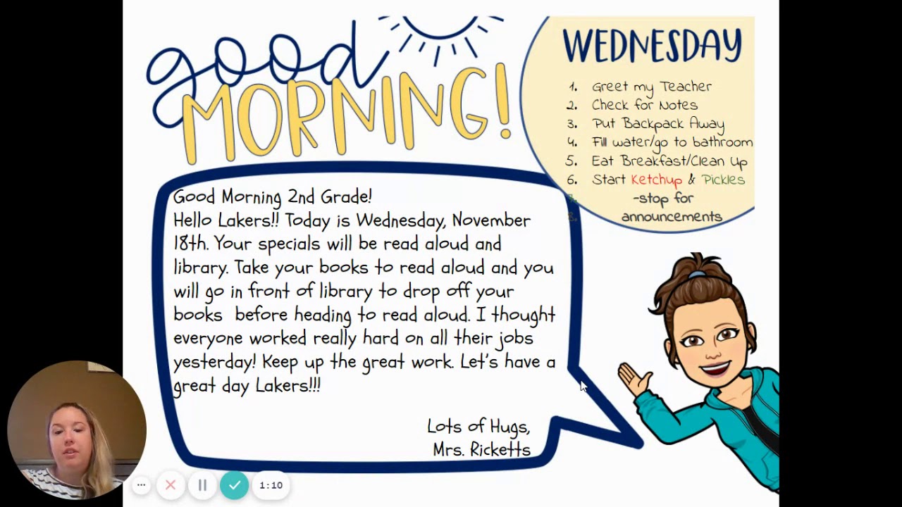 Morning Meeting Google Slides 10 - YouTube