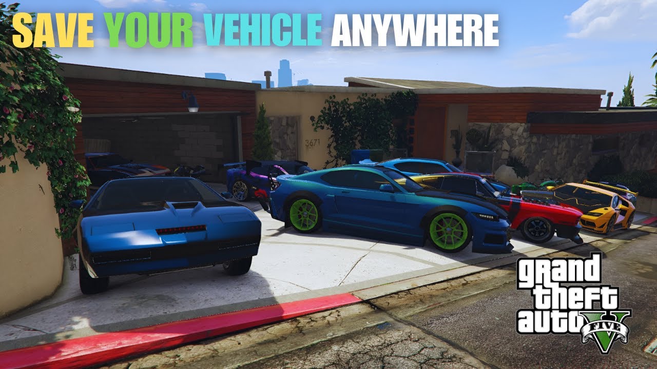 Permanently Save your Vehicle Anywhere MOD | Lock/Unlock | GTA V Mods ...