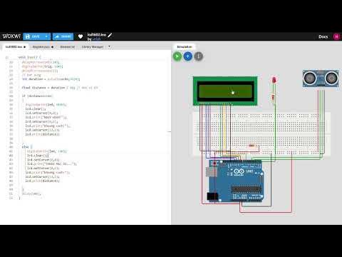 Modul cảnh báo Khoảng Cách hiển thị trên LCD(16x2) (Đơn Giản ...