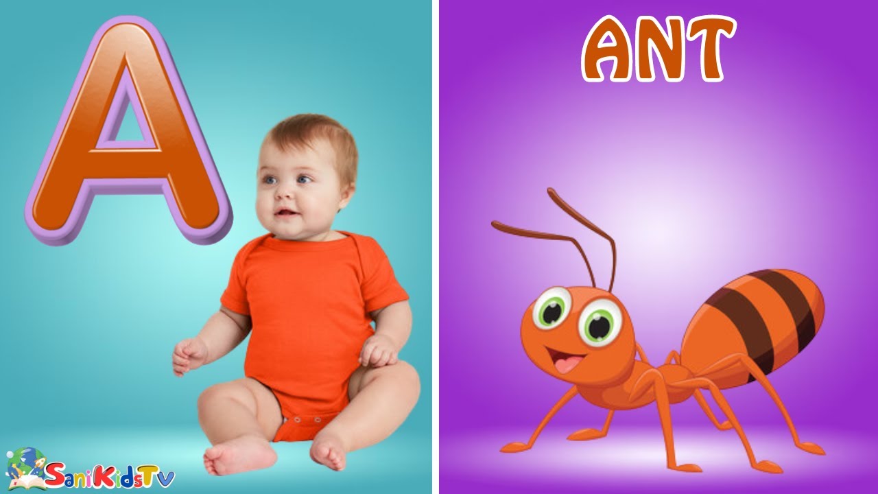 Phonics Song for Toddlers | A for Ant | Phonics Sounds of Alphabet A to ...