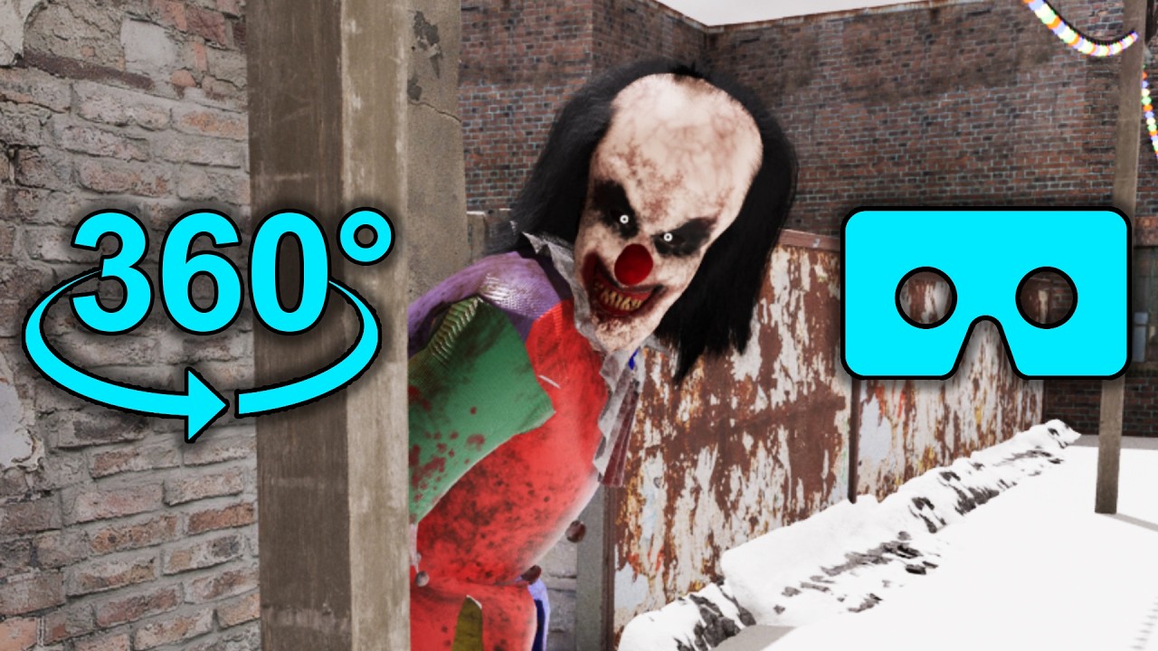 Killer Clown VR 360 horror video || Pennywise - YouTube