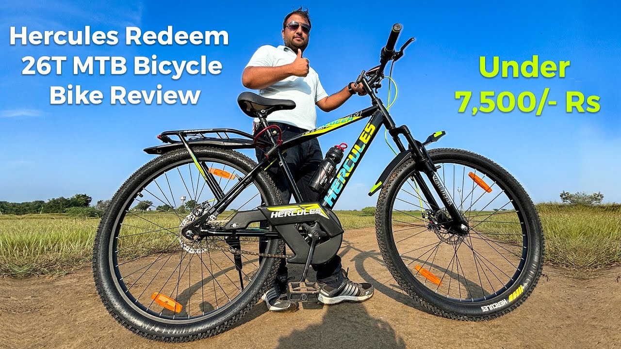 Hercules Redeem 26T MTB Bicycle Bike Review | Best Bicycle Under RS ...