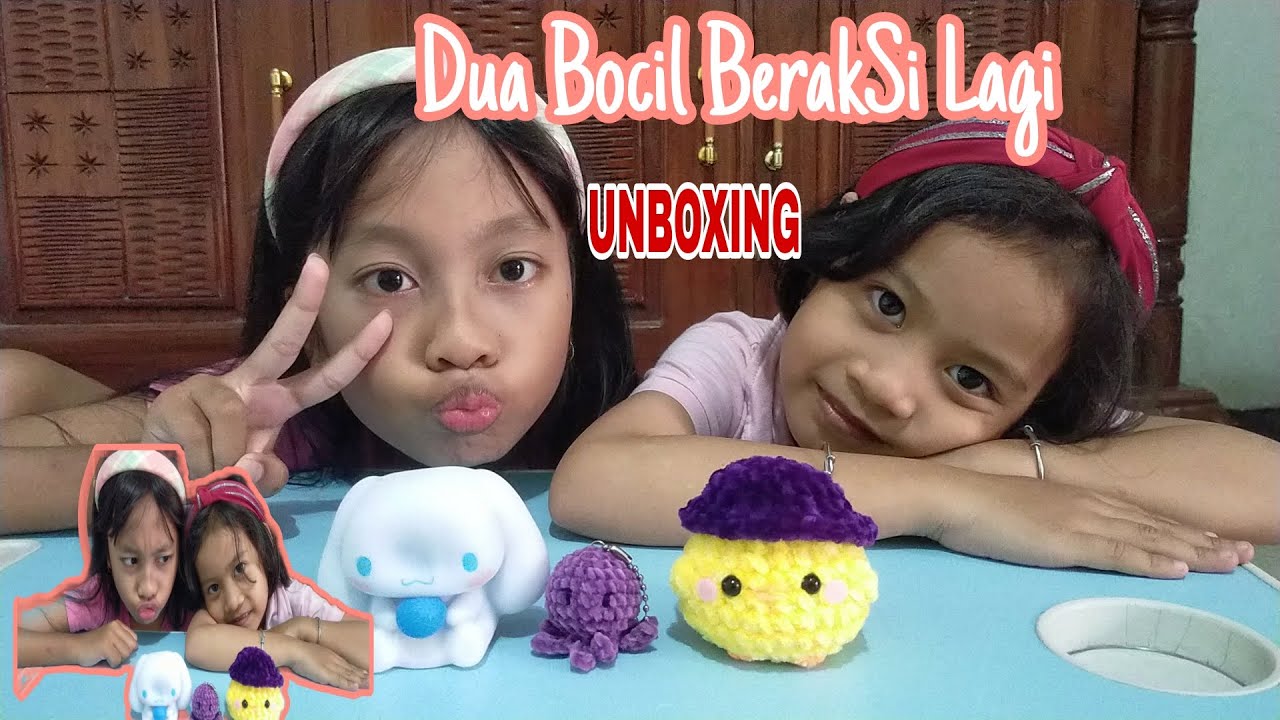 UNBOXING Naura dan dek Sasa ️ ️ - YouTube