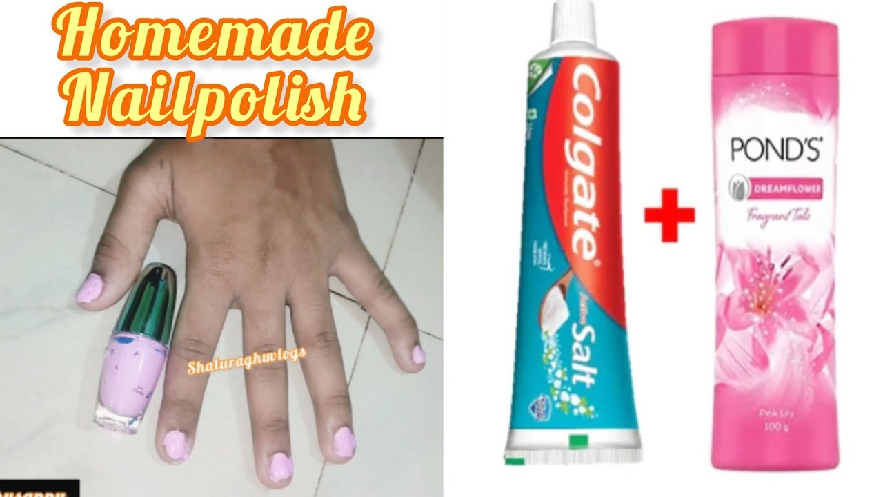 How to make Nail Polish at home /DIY homemade Nail polish Nail polish ...