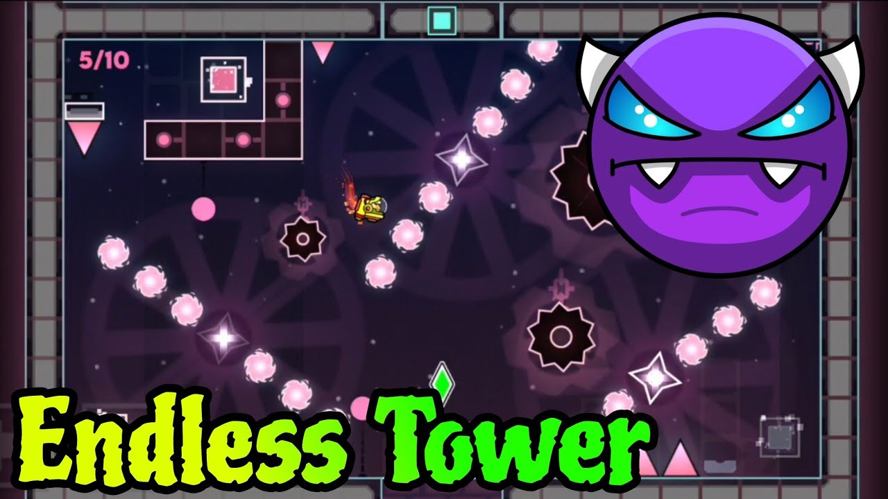 Endless Tower by Sakup3nMarkus 100% (Platformer Easy Demon) - Geometry Dash 2.2 - YouTube