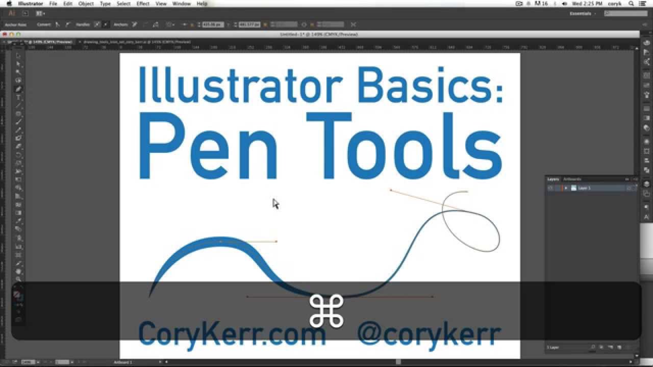 Illustrator Basics: Pen Tools - YouTube