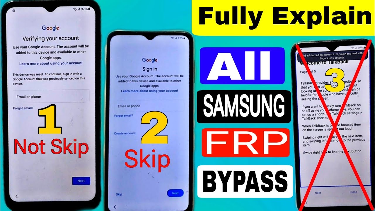 Fully Explain:- All Samsung FRP Bypass 2025 Android 11-12-13-14 || No ...