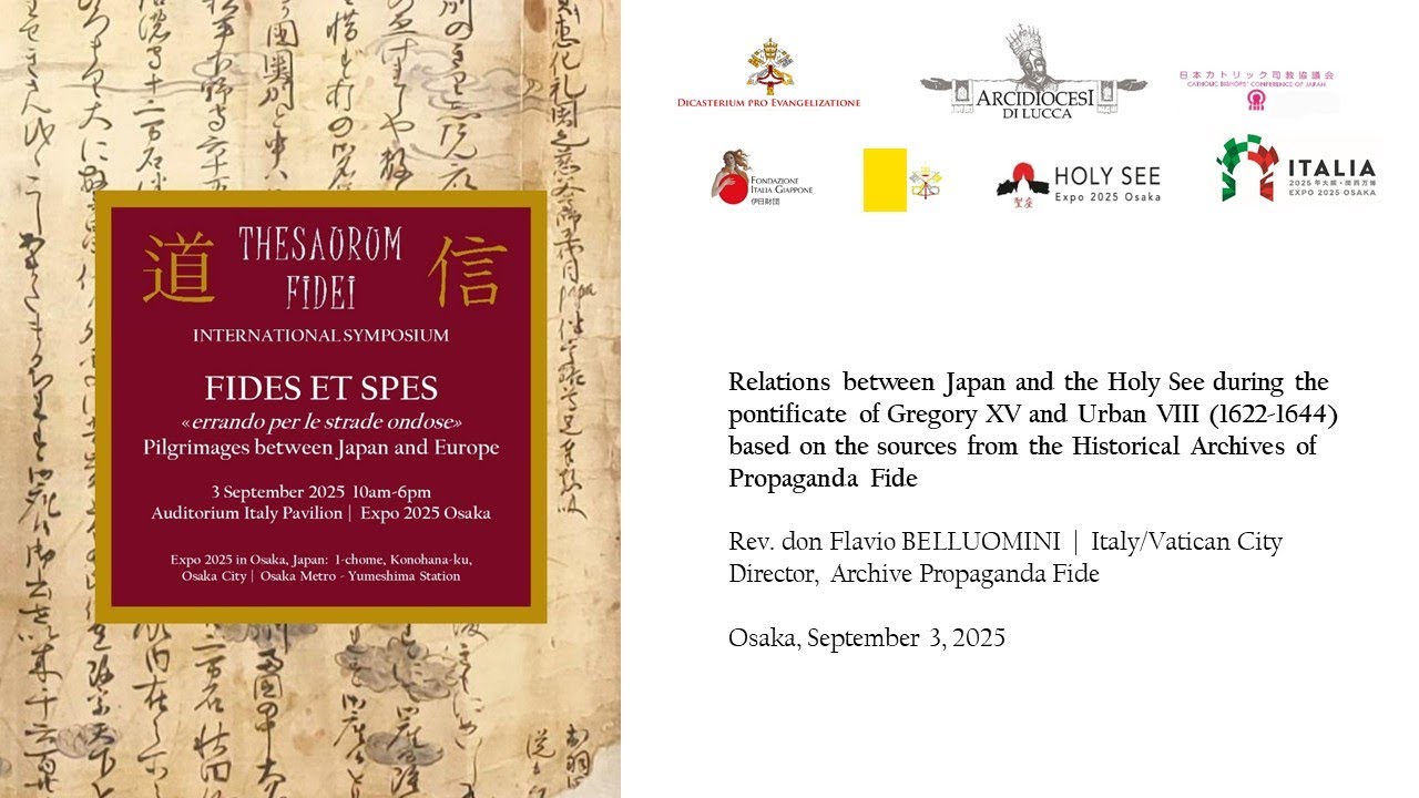 don Flavio BELLUOMINI | Archive Propaganda Fide. Osaka. FIDES ET SPES ...
