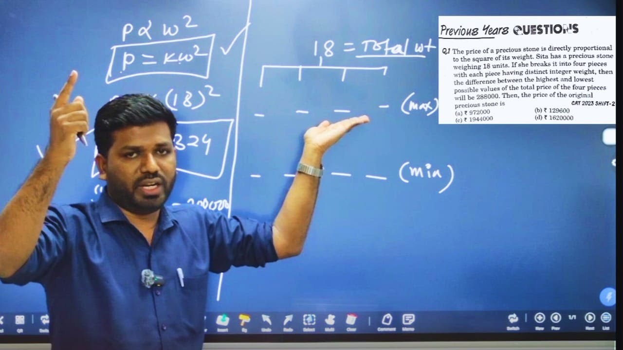 Algebra important question: CAT question explained - YouTube