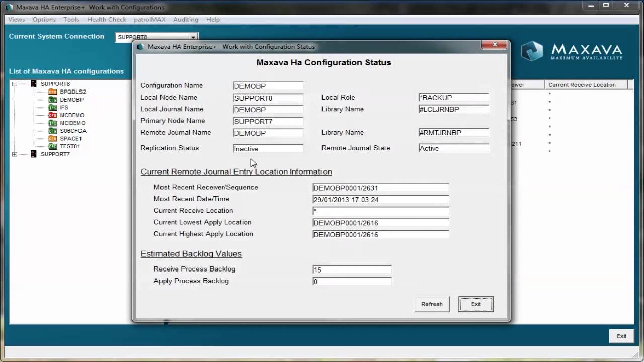 How to start a Maxava HA Configuration - YouTube