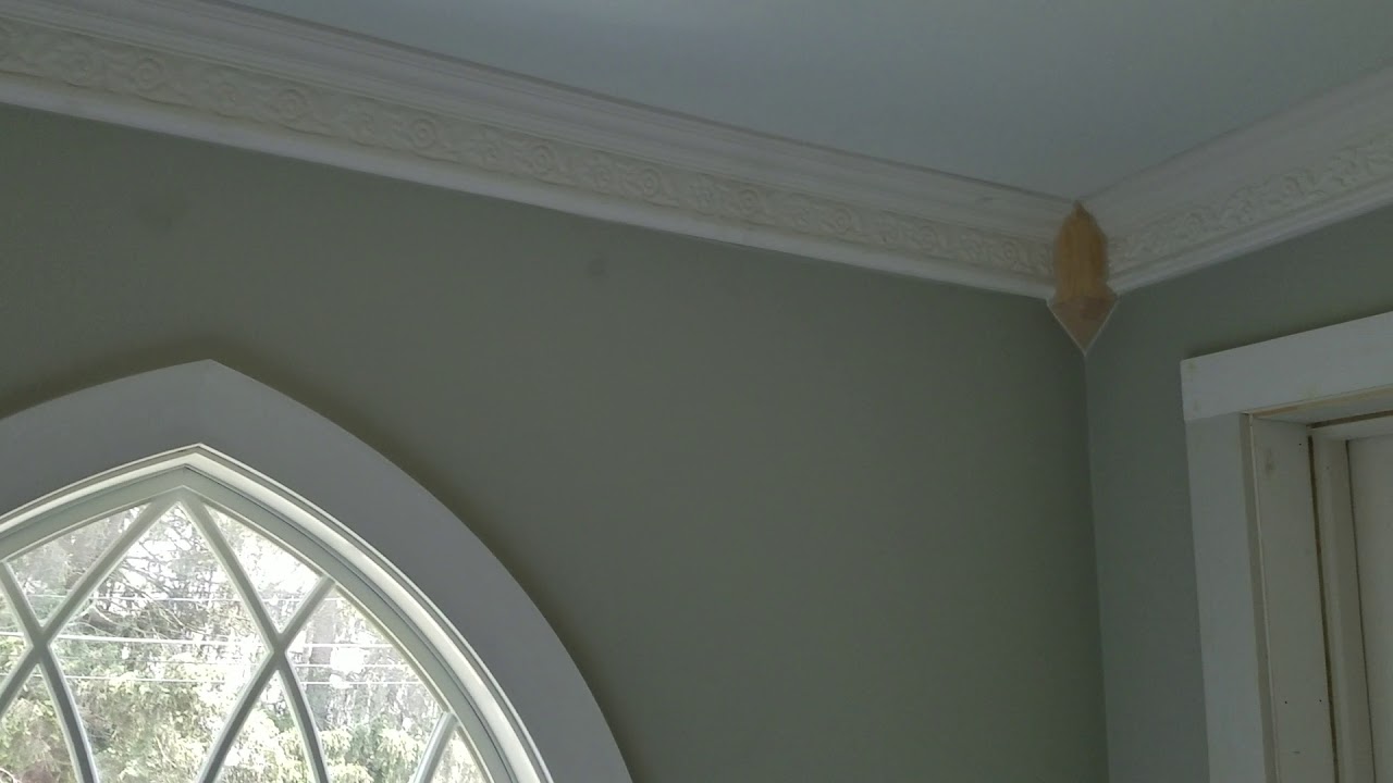 Crown Molding with Plinth Block Detail - YouTube