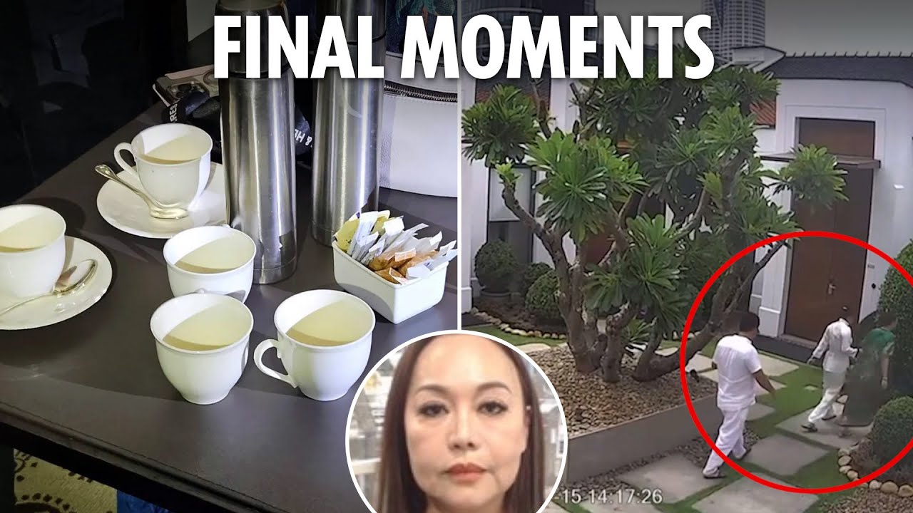 Haunting video shows cyanide victims before deadly dinner at top hotel ...