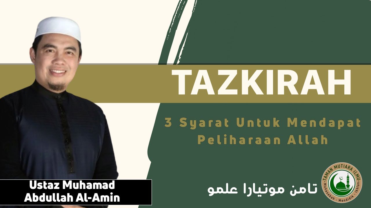 Ustaz Muhamad Abdullah @Ustaz Amin - YouTube