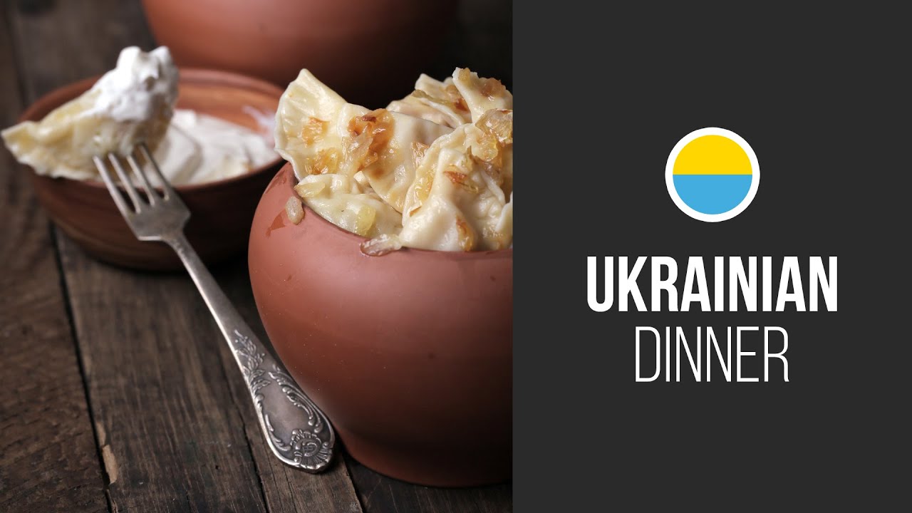 Pierogi (Varenyky) With Potato || Around the World: Ukrainian Dinner on ...