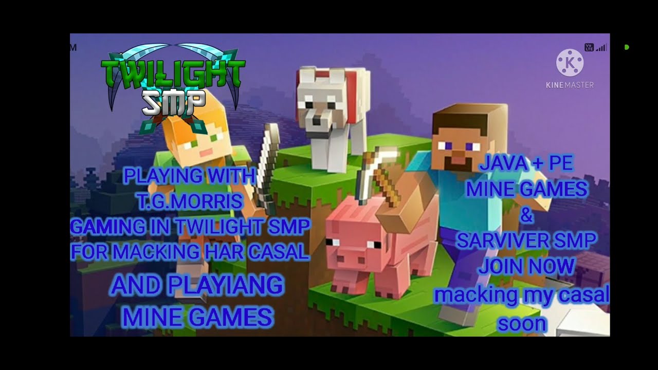 My First Live Streem In New Twilight Smp Java+pe Join Now - YouTube