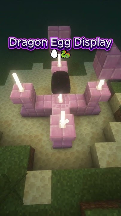 Minecraft Dragon Egg Display 🐉🥚 - YouTube
