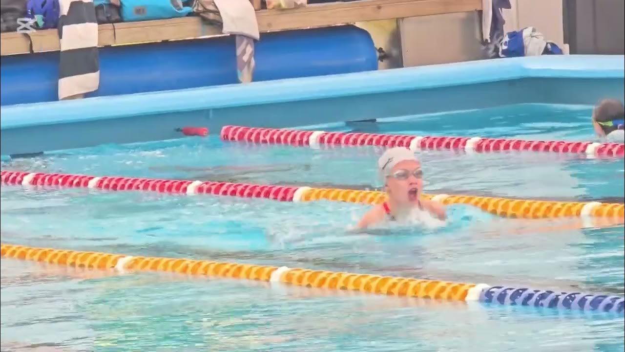 Jada y7 NIS swimming competition 18/2/25 breaststroke 50m - YouTube