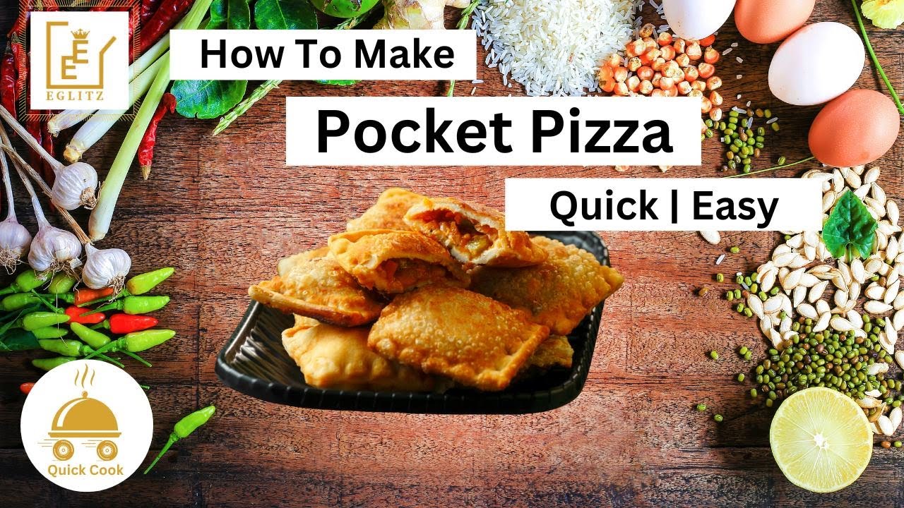 How To Make Pocket Pizza - Quick, Easy - YouTube