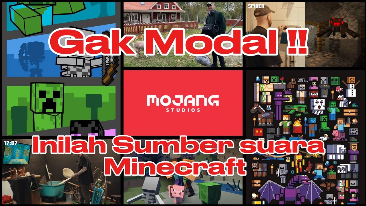 Mojang Ga Modal! Inilah Pembuatan Suara Mob Minecraft #minecraft # ...