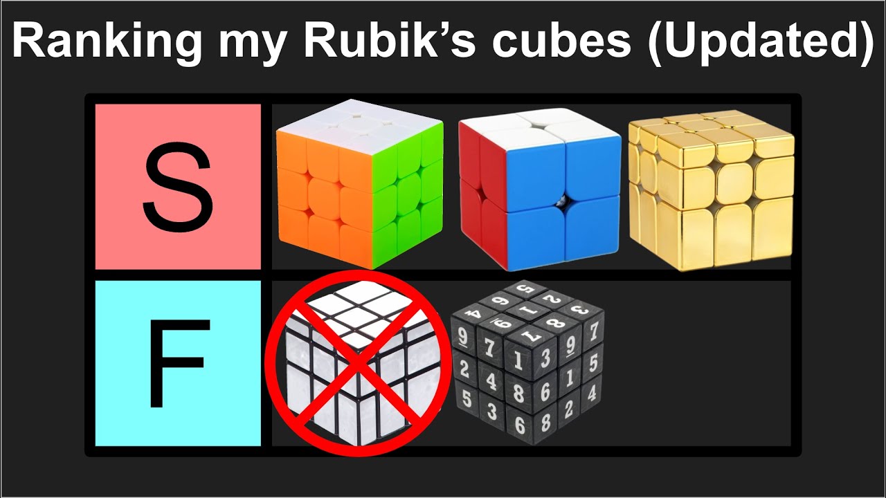 Ranking my Rubik’s cubes (Updated) - YouTube