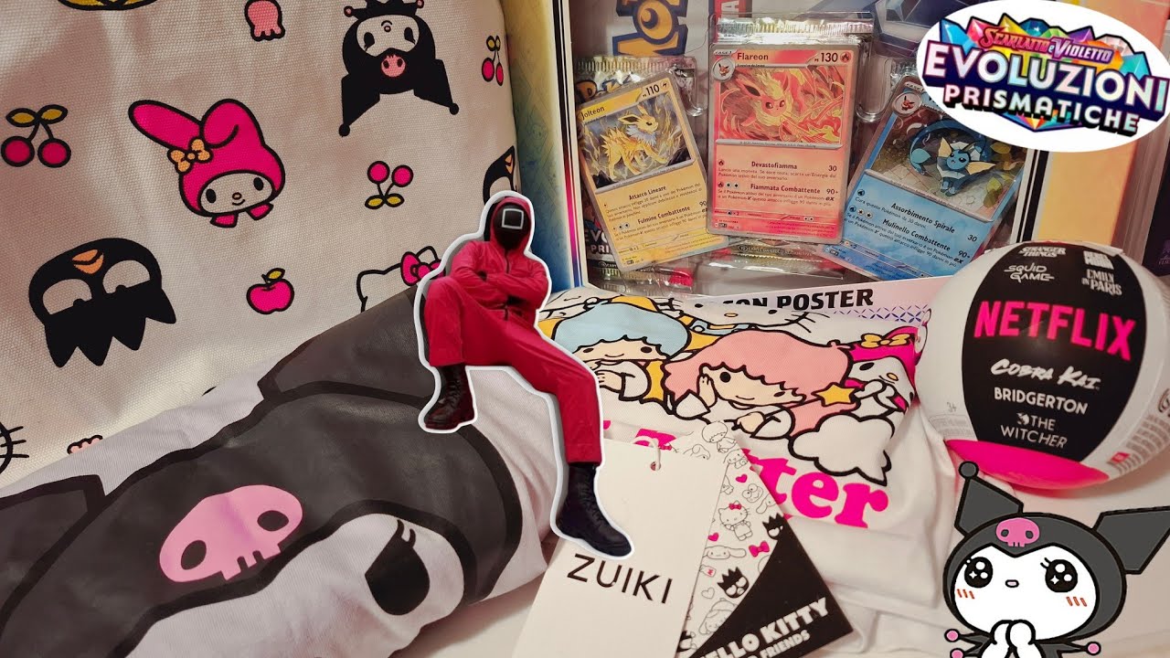 ACQUISTI SANRIO DA ZUIKI, MINI BRANDS NETFLIX, POKEMON EVOLUZIONI ...