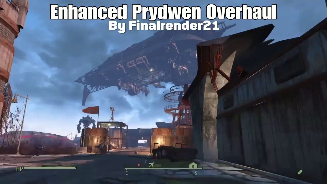 Fallout 4 Enhanced Prydwen overhaul + Sanctuary hot springs - YouTube