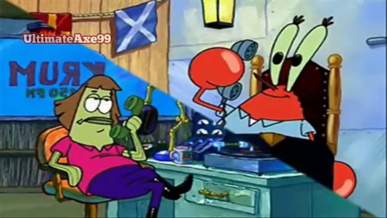 Mr Krabs Talking On Phone Meme - YouTube