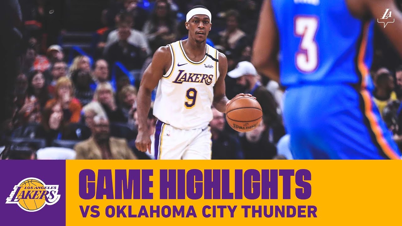 HIGHLIGHTS | Rajon Rondo (21 pts, 12 reb, 8 ast) at Oklahoma City ...