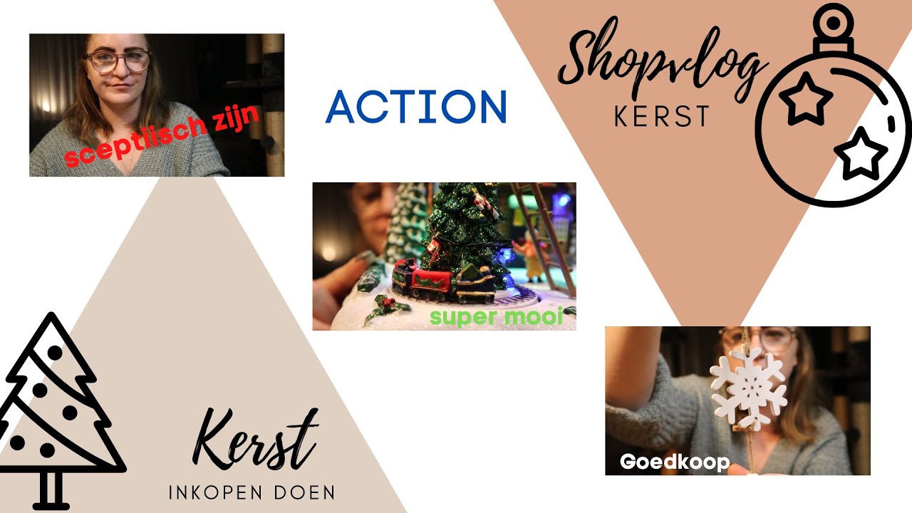 Shop vlog ACTION kerst inkopen gedaan🎄 - YouTube