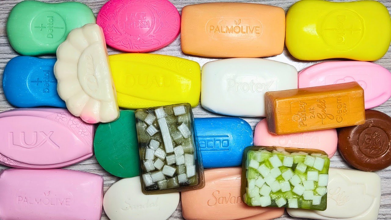 Very Beautiful Soaps Unwarping | Leisurely unpacking soap - YouTube