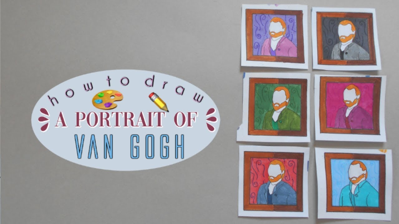 HOW TO DRAW VAN GOGH - YouTube