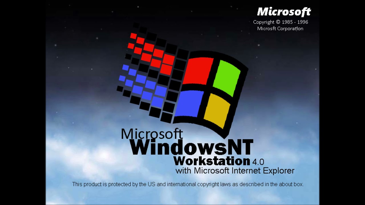 Windows NT 4.0 Startup Remake - YouTube