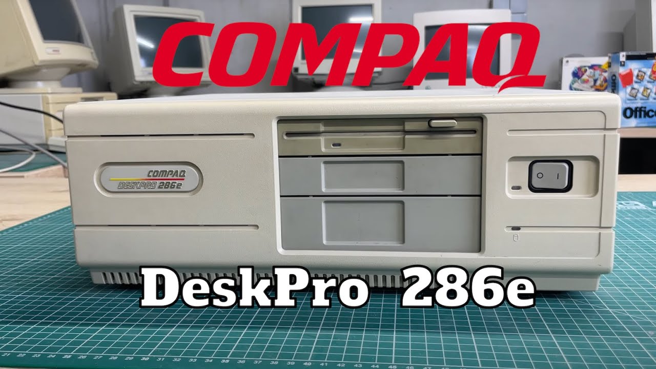 Compaq DeskPro 286e - YouTube