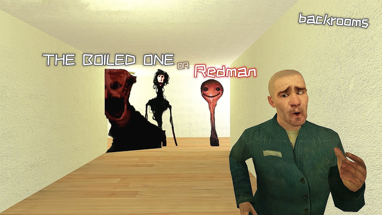 When I encounter both THE BOILED ONE and NEXTBOT Redman simultaneously ...