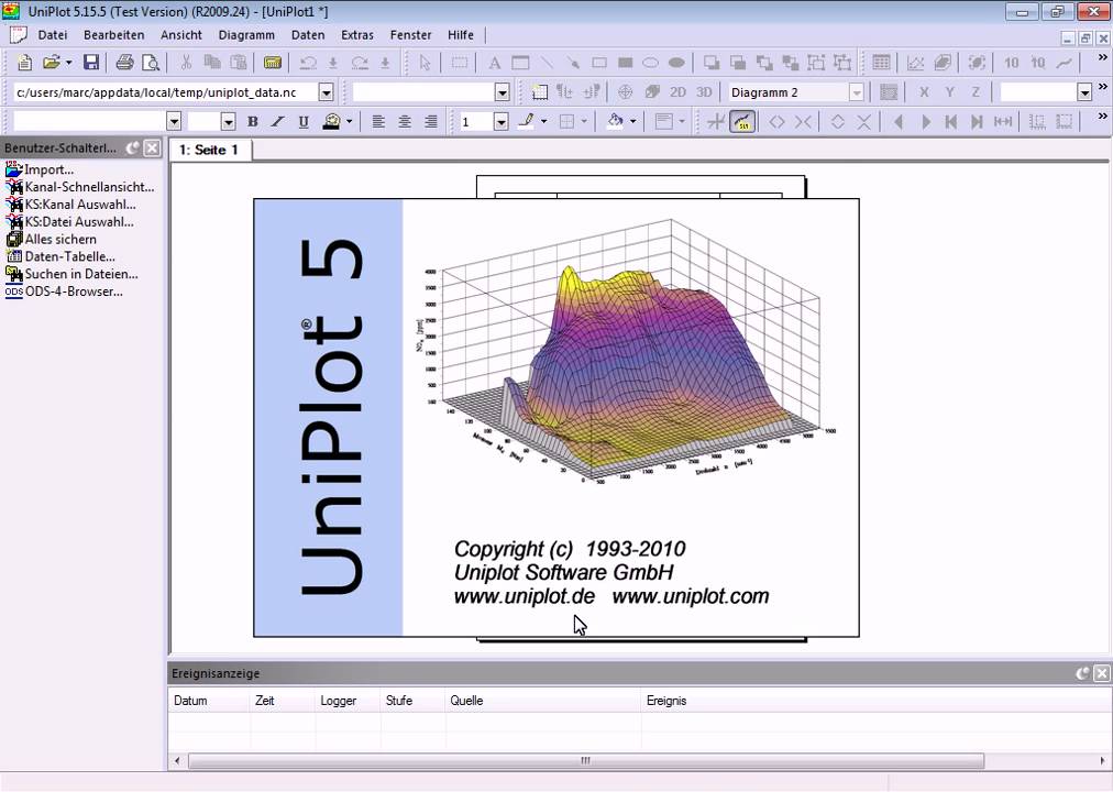 ️ Daten aus Reitec MeXX in UniPlot (de) - YouTube