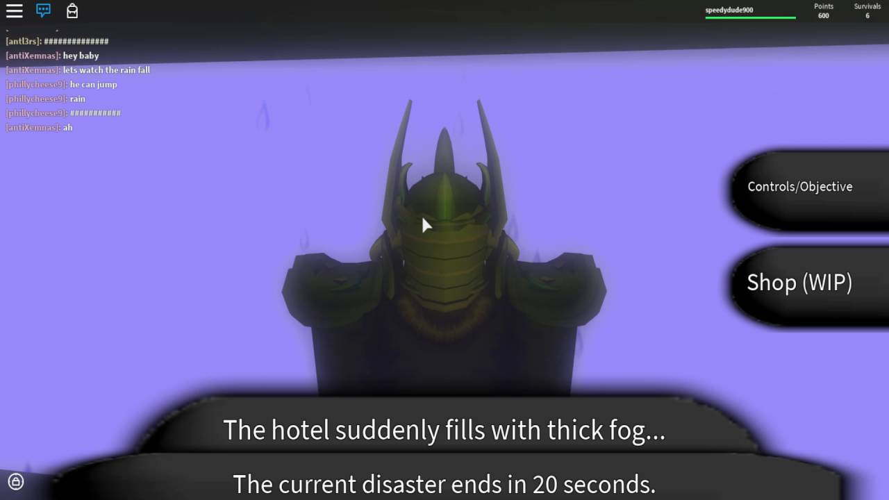 ROBLOX Disasters in the Spooky Hotel - RUNRUNRUN - YouTube