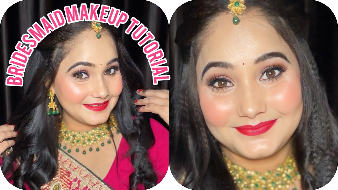 BRIDESMAID Makeup tutorial for beginners 🥰 ️🧿#livestream #live # ...