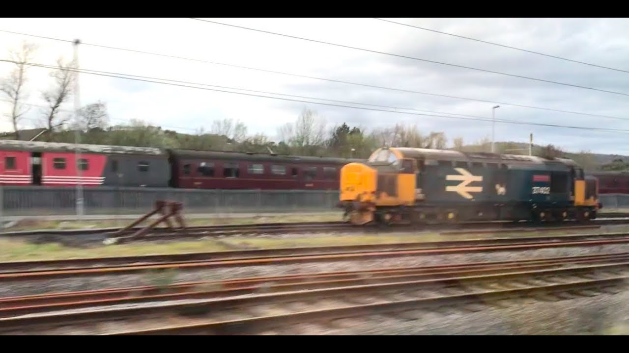 West Coast Railways (Steamtown) Carnforth depot at line speed - 16 ...