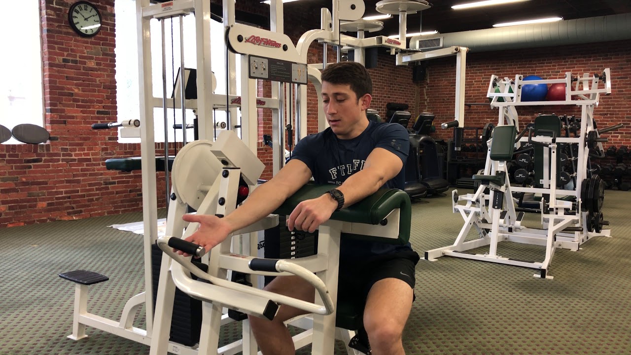 Arm Curl Machine - YouTube