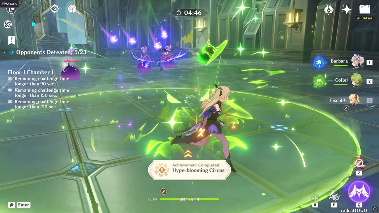 Fastest & Easiest Method to Defeat 4 opponents with Hyperbloom within 2 ...